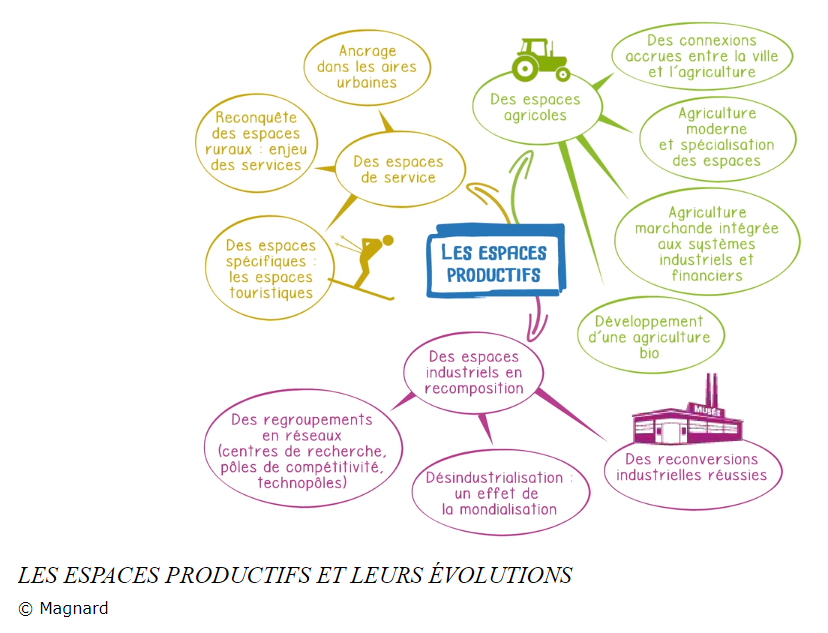 Chapitre 13 : les espaces productifs et leur évolution - Collège Edouard Quéau